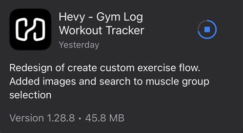 [android] app update 1 28 9 r hevy