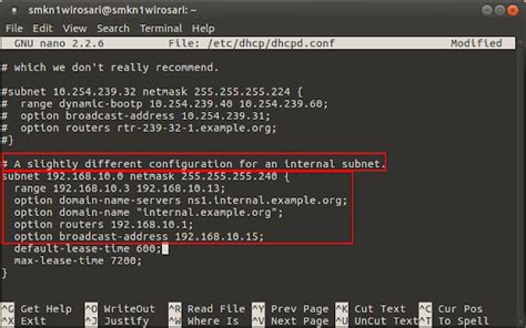 Konfigurasi Dhcp Server Debian Router ~ Infoku17