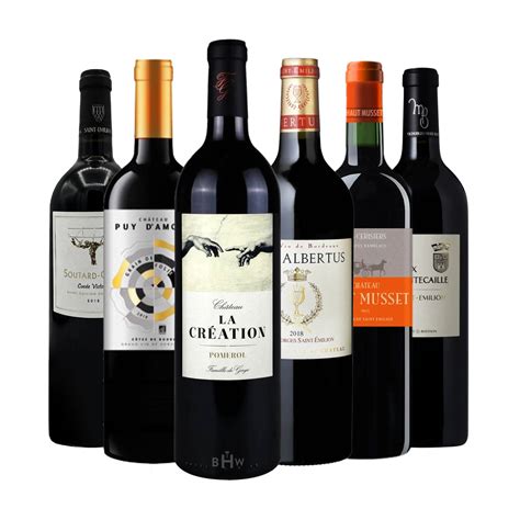 Merlot Cab Franc Bliss Right Bank Bordeaux 6pk Sampler 6x750ml