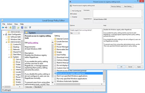 How To Enable Or Prevent Access To Registry Editor In Windows 1110