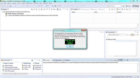 Solved Problem Connecting Usb Multilink Universal Programmer To Codewarrior 105 Nxp Community