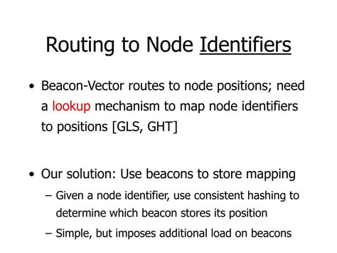 Ppt Beacon Vector Routing Towards Scalable Routing For Sensor Networks Powerpoint