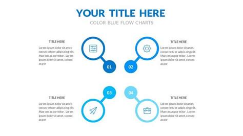 Optimizing Your Flowchart Design Best Practices For Blue And White Visuals PowerPoint
