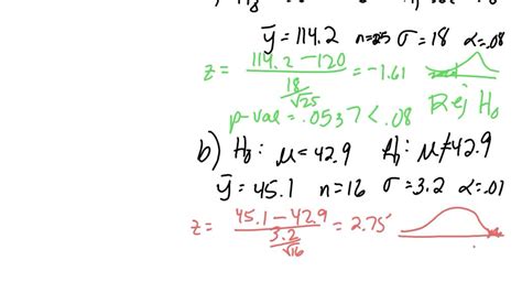 SOLVED Calculate The P Values For The Hypothesis Tests Indicated In Numerade