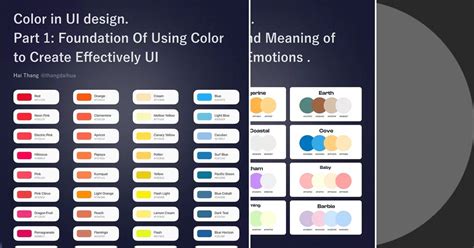 List Color In Ui Design By Hai Thang Curated By Mynavi Techtus
