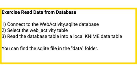 05readdatafromdatabase Knime Community Hub