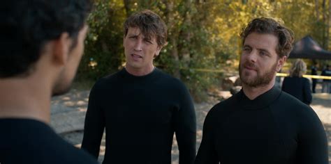 Auscaps Patch May And Fletcher Donovan Shirtless In Wild Cards 1 04