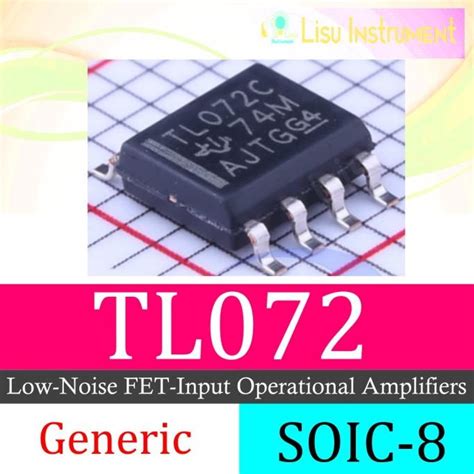 Jual TL072 TL072C Low Noise JFET Input Op SOIC 8 Lisuin90 Ayo Order Shopee Indonesia
