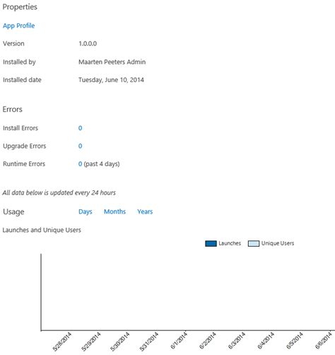 Error When Opening Details View For Sharepoint 2013 Apps