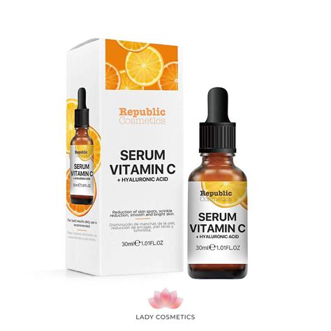 Serum De Vitamina C Ácido Hialurónico Concentrado Lady Cosmetics