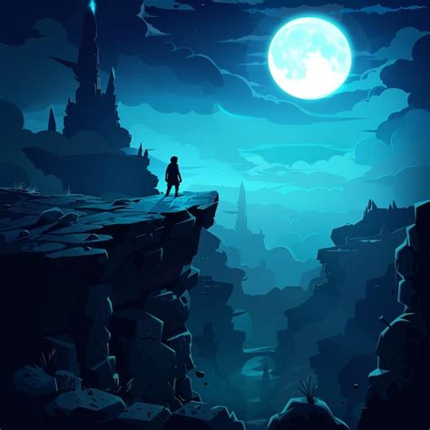 2d Game Plot Illustration Vector Style Premium Ai Generated Image