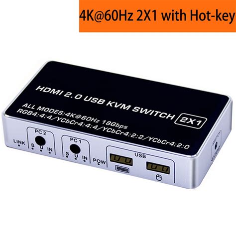 4 Port Hdmi Kvm Switch 2 Port Usb Hdmi Kvm Switch Grandado