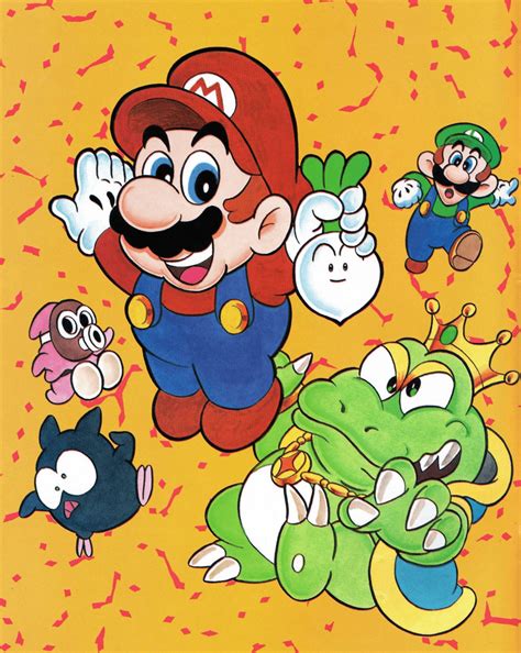 Super Mario Bros 2 Nes Artwork Incl Bosses Characters Enemies And