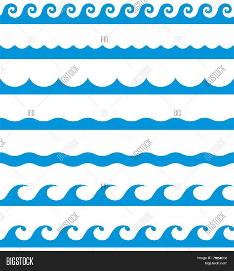 Seamless Wave Vector Photo Free Trial Bigstock