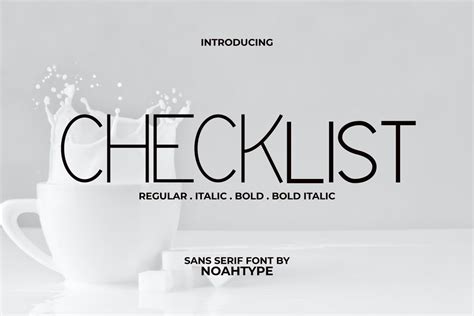 checklist bold italic font xfonts pro