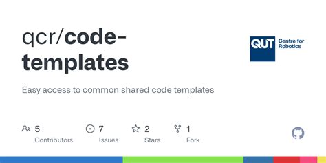 Github Qcrcode Templates Easy Access To Common Shared Code Templates