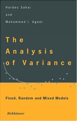Matthews Musc Bookstore Analysis Of Variance Fixed Random And Mixed