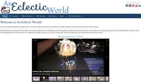 Eclectic Thoughts An Eclectic World Recode Adding A Flickr Gallery
