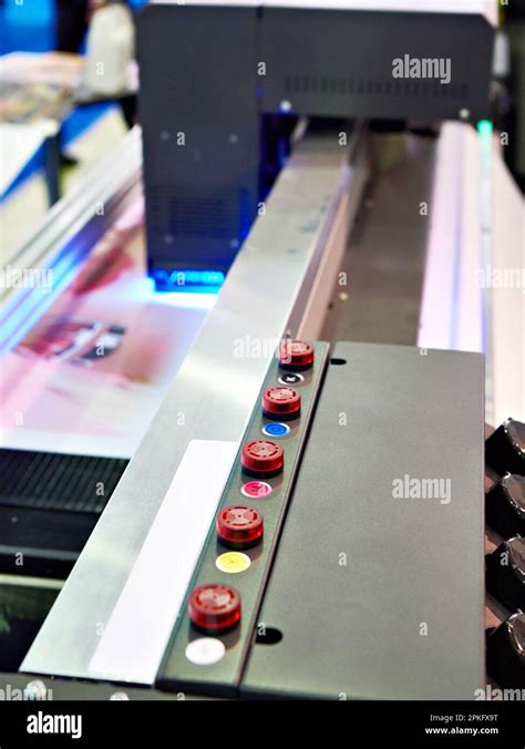 Wide Color Format Industrial Plotter Stock Photo Alamy