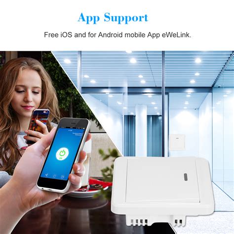 EWeLink WiFi Door Exit Button Wireless Release Pus Grandado