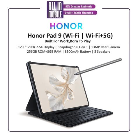 Malaysia Set Honor Pad Wi Fi Wi Fi G Gb Rom Gb Ram Official Year Warranty By