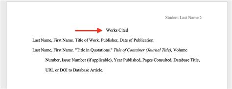 MLA Quick Citation Guide In Text Citation Works Cited