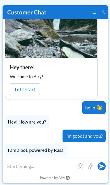 Rasa Open Source Airy Documentation