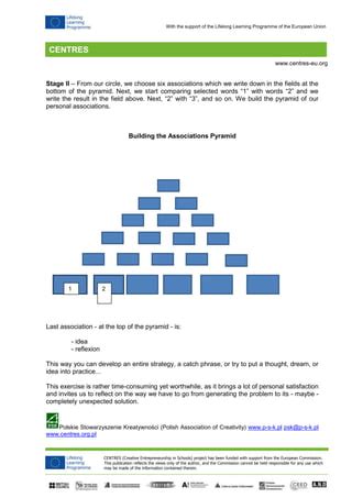 Associations Pyramid Problem Solving Exercise PDF