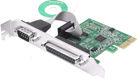 CERRXIAN PCIe To RS Combo Serial Parallel Expansion Card DB Serial DB Parallel To PCI E X