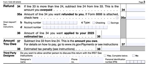 Form 1040 Sr U S Tax Return For Seniors