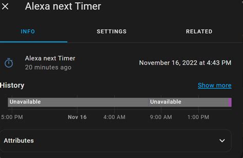 Help With Alexa Timer Sensor Configuration Home Assistant Community
