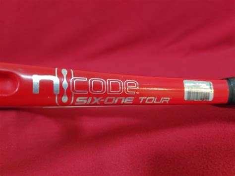 Wilson Pro Staff Ncode Six One Tour Tennis Racket Sports Equipment Sports And Games Racket