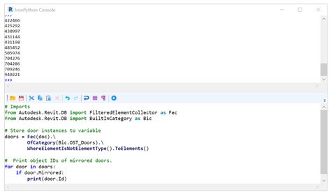 Using The Revitpythonshell Python Tutorials Documentation