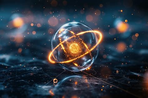 Atomic Particle Generative Ai Premium Ai Generated Image