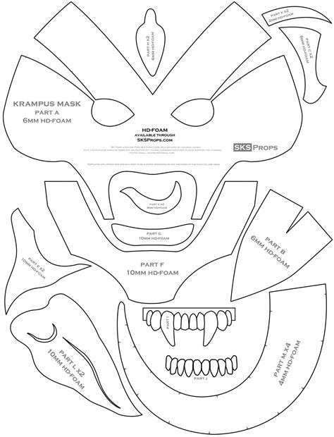 Printable Eva Foam Armor Templates Free Printable