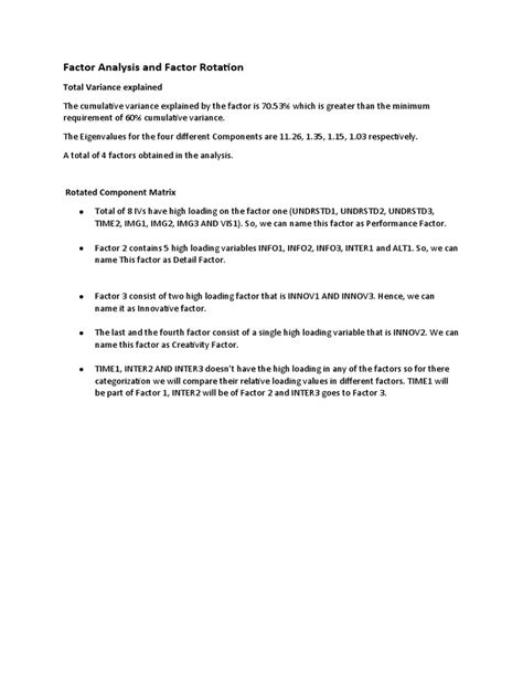 Factor Analysis And Factor Rotation Pdf Science And Mathematics