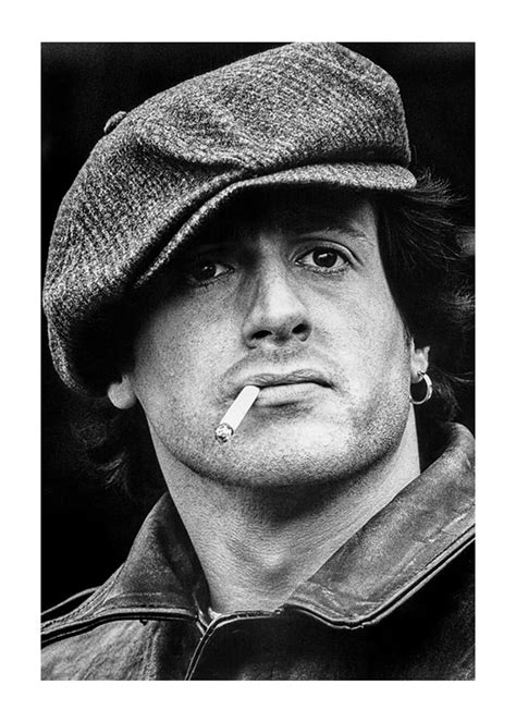 Sylvester Stallone Poster Ikoniska Fotografier