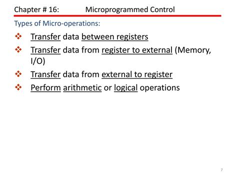 Ppt Chapter 16 Microprogrammed Control Powerpoint Presentation Free