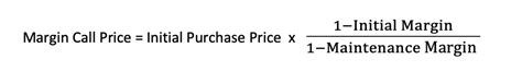 Margin Call Price Formula Example Accountinguide