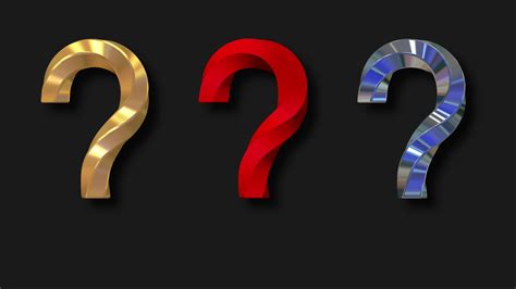 Question Mark Creating Cool Concept Have Question Need Solution Do Not Know 3d Rendering