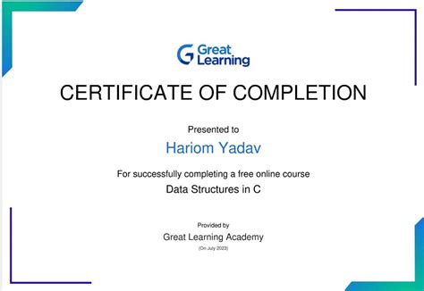 Completed Data Structures In C Course Hariom Yadav Posted On The Topic Linkedin