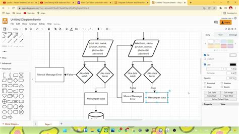 Flowchart Input Data Mahasiswa