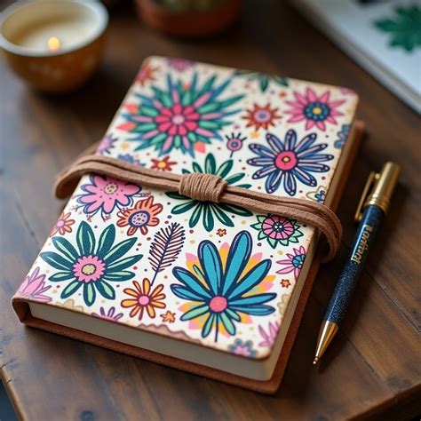 Boho Inspired Notebook Design Stable Diffusion Online