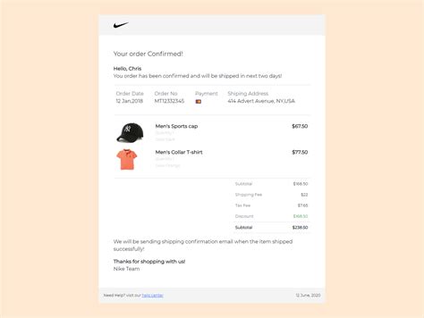 Bootstrap 5 Order Confirmation Invoice Bill Template Snippet For Your