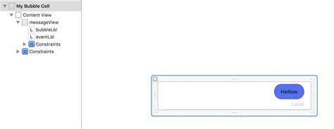 Ios Better Way To Implement The Chat Bubble With Uitableviewcell