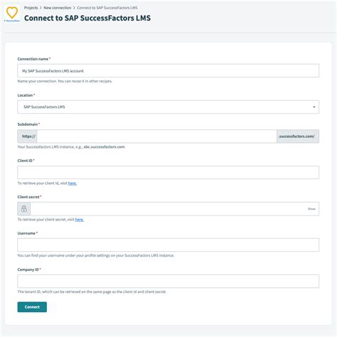 Workato Connectors Sap Successfactors Lms Workato Docs