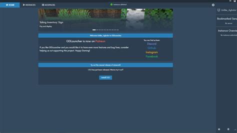 GDLauncher Custom Minecraft Launcher With Simplicity And Power In Mind AlternativeTo