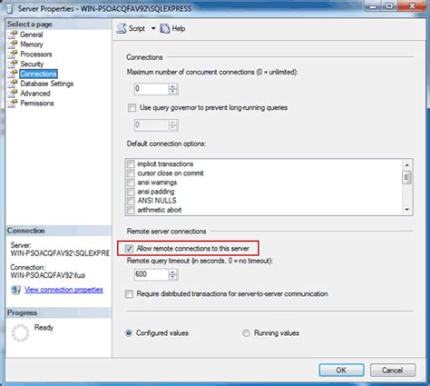 Configure Remote Access Available In Sql Server 162014201220082005
