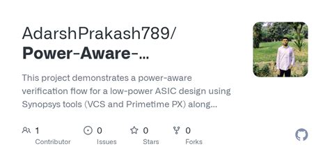 Github Adarshprakash789power Aware Verification For Low Power Asic Design This Project