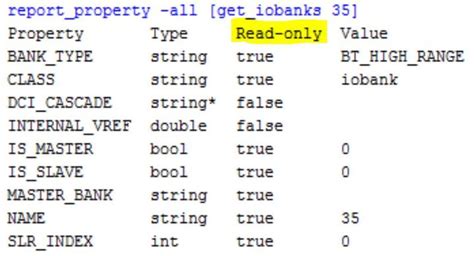 How To Know What Are The Possible Values To Properties For Vivado Tcl Commands